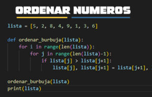 Cómo Utilizar el Método de Ordenamiento de Burbuja en Python ...