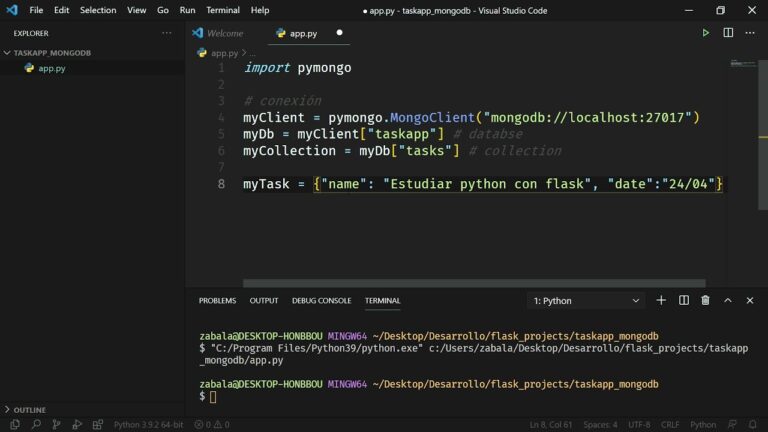 Conexión a MongoDB desde Python: Creación de una API - CodigosPython