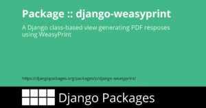 WeasyPrint Django: Generación de PDF con WeasyPrint en Django - CodigosPython