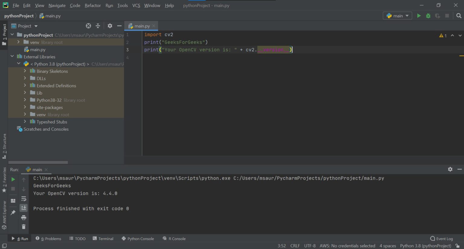 PyCharm OpenCV: Desarrollo de Proyectos OpenCV en PyCharm - CodigosPython